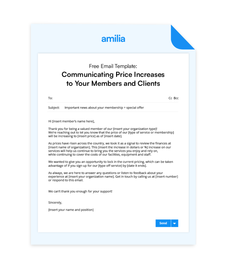 Free Email Template: Price Increase Communications